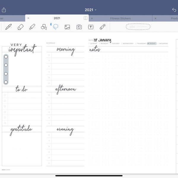 Essential Words & Phrases Digital Stickers - Sticker Book for Goodnotes ...