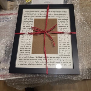 11x14 Custom Picture Mat Any Quotes, Text, Names, Dates - Etsy