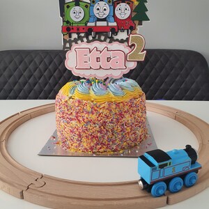 Thomas Tank Engine and Friends Inspired Cake Topper Thomas Cake Topper ...