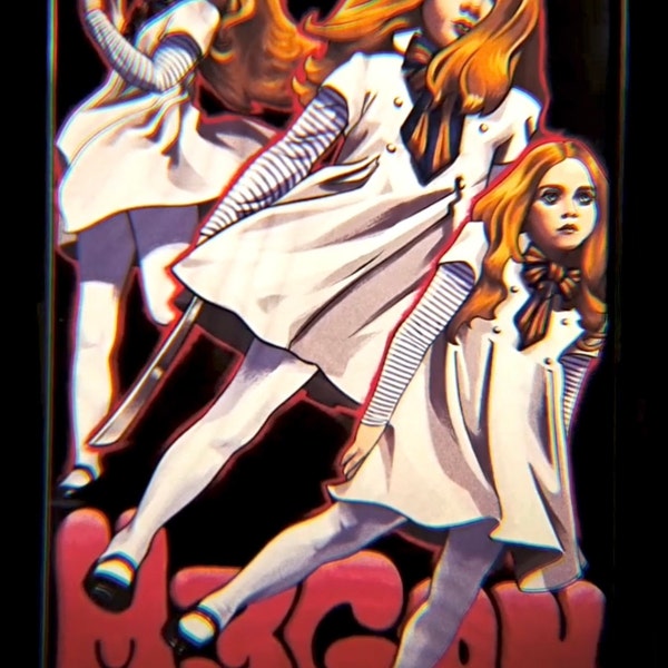 M3GAN / Megan 2023 Movie Poster Print, Megan Dance Scene - Etsy