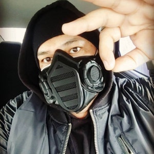 Cold Ninja Cosplay Mask by Wekster Mortal Face Mask Made - Etsy