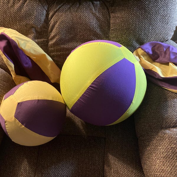 Vibrant Orange and Purple Butterfly Balloon Cover Toy - Etsy