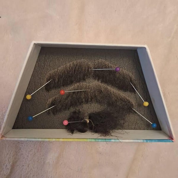 Realistic Fake Tony Stark's Beard Kit Full Handmade - Etsy