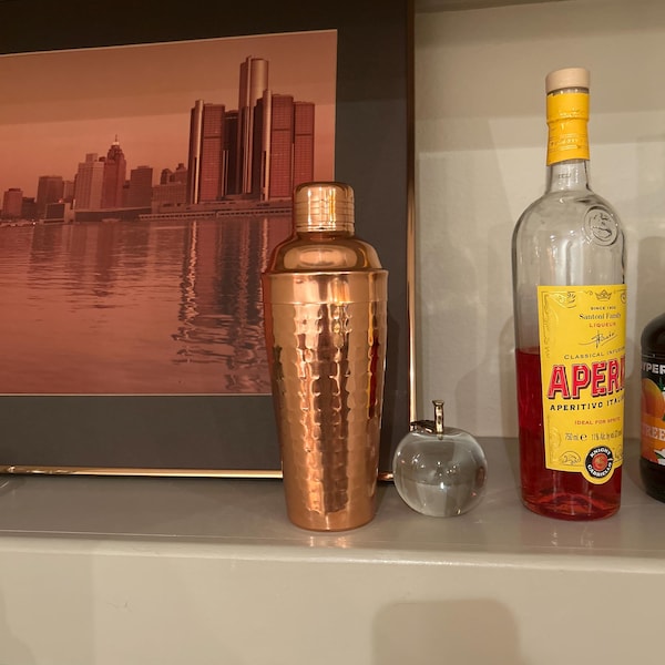 Hammered Copper Cocktail Shaker - Etsy