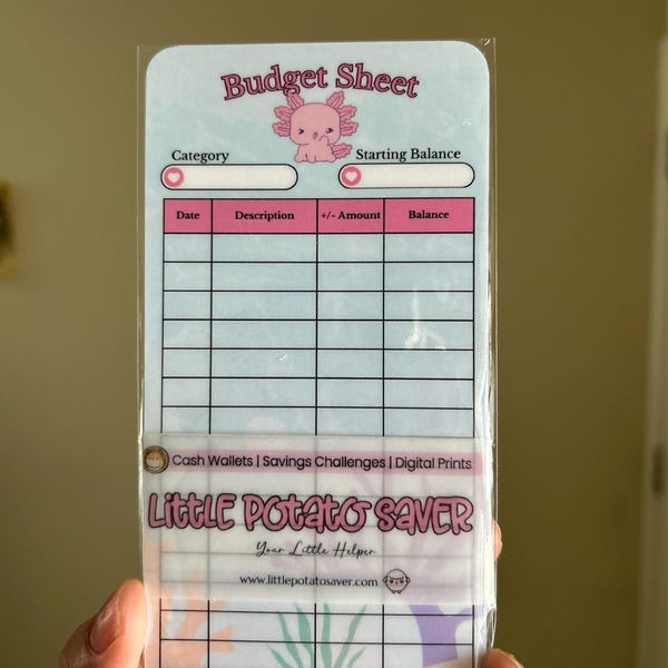 60 Cute Animals Dashboards | A6 Cash Envelope Category Inserts ...