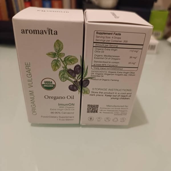 Oregano Oil Capsules – Pure Greek Oregano With 86-90% Carvacrol | Natural, Vegan Supplement, 60 ...