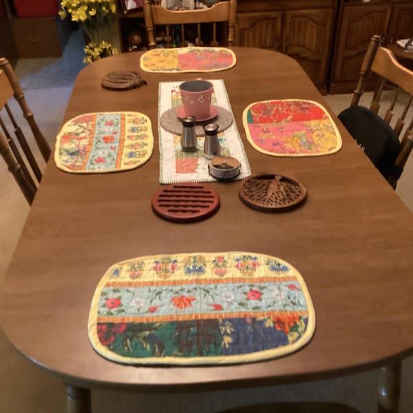 Vintage Farmhouse Patchwork Valance – 18x52 Inch 100% Cotton Floral ...