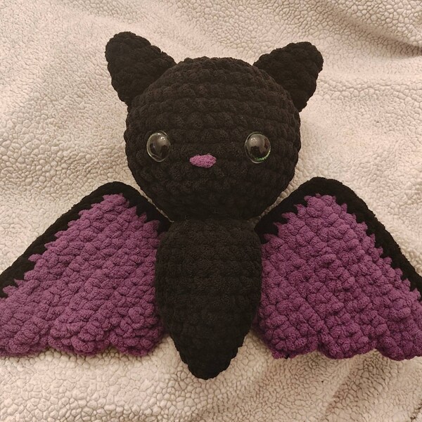 PATTERN: Plush Binx the Bat Pattern Amigurumi Chunky Bat Pattern Super ...