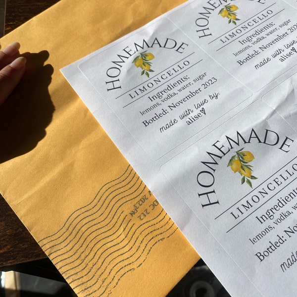 Custom Kahlua Labels, Homemade Kahlua Labels, Gift Tags, Printable ...