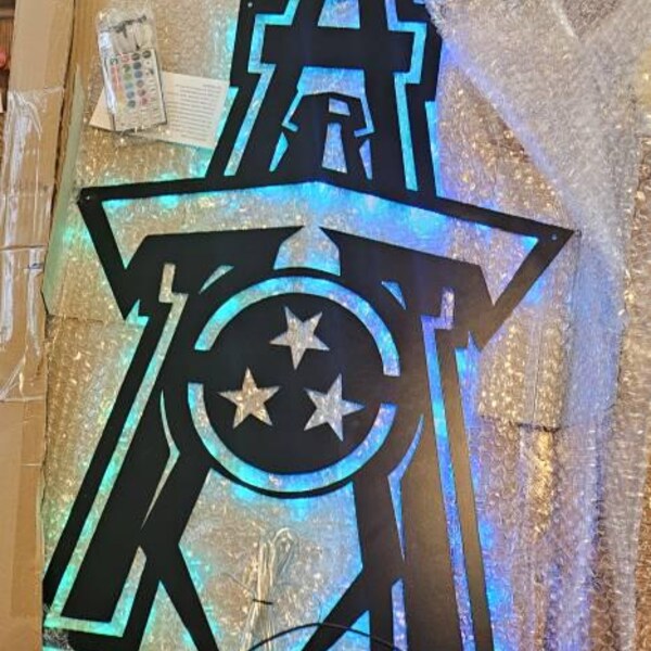 Puerto Rico Taino Sun Sol God Symbol Metal Wall Art LED Light Made in ...