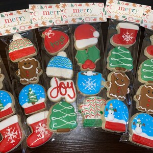 Christmas PYO Cookie Treat Bag Topper/ Printable Treat Bag - Etsy