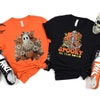 Group Halloween Mockup, Orange and Black, Bella Canvas 3001 Mockup, Duo ...