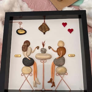 Best Friends Pebble Art, Friends Rock Art, Gift for Best Friend ...