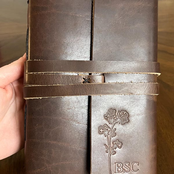 Extra Large Journal, Handmade Journal, Personalized Gift for Her ...