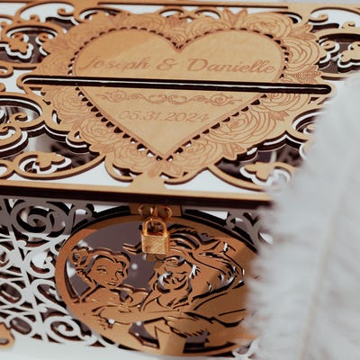 Tangled Sun Wedding Card Box, Rapunzel Quinceanera Money Box ...