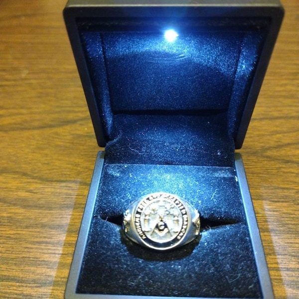 Knights Templar Ring Signet Ring Crusader Jewelry Gift in Hoc Signo ...