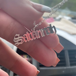 Name Necklace for Men, Personalized Men's Necklace, Men Name Plate ...