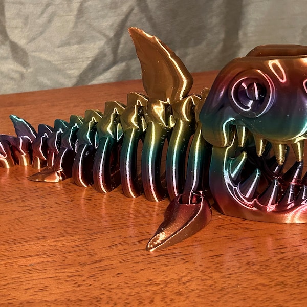 Articulated/flexible Skeleton Shark Toy, Flexi Factory Authorized ...