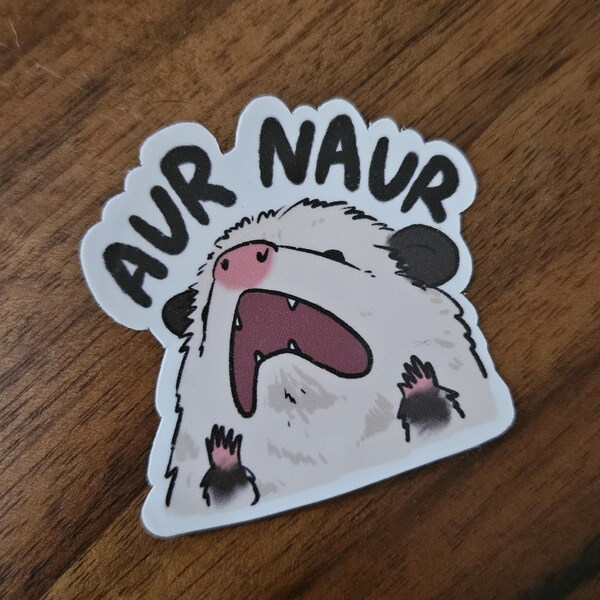 Aur Naur Cute Sticker | Series 1 | Funny Sticker | Possum Hamster ...