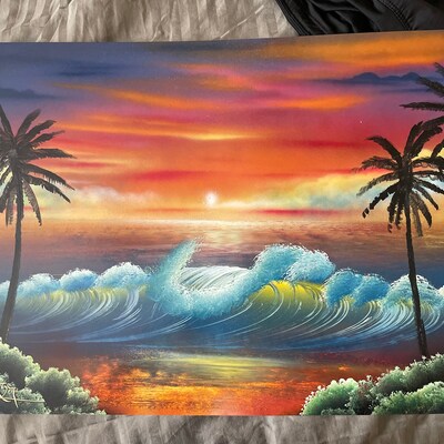 Galaxy Space Spray Paint Art / Galaxy Art / Planets and Stars/ Space ...