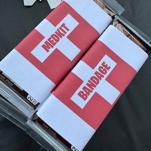 Gamer Med Kit 1.3 Oz Chip Printable Labels INSTANT DOWNLOAD 1.3 Oz / 37 ...