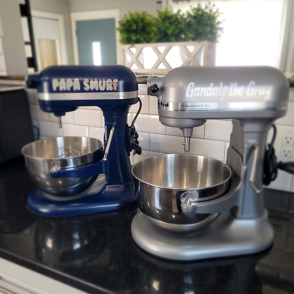 Create Your Own Custom Decal, Personalized Kitchen Mixer Decal, Sticker ...
