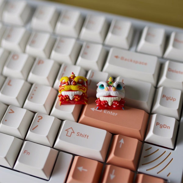 Lion Dance - Artisan Keycap - Etsy