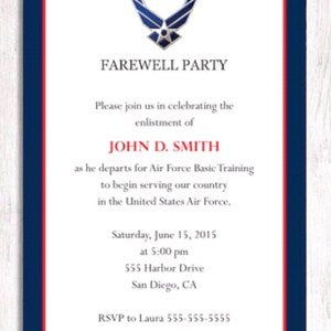 Army Promotion Ceremony Invitation, Printable Army Promotion Invitation ...