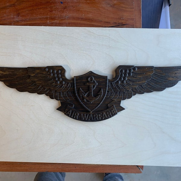Navy Enlisted Aviation Warfare Specialist EAWS Insignia 3D Stl File for ...