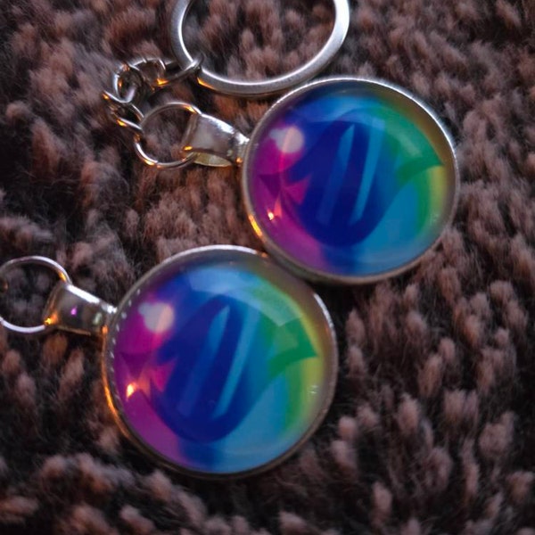 Pokemon Mega Stone Keychain, Mega Stone Pendant, Mega Evolution Key ...
