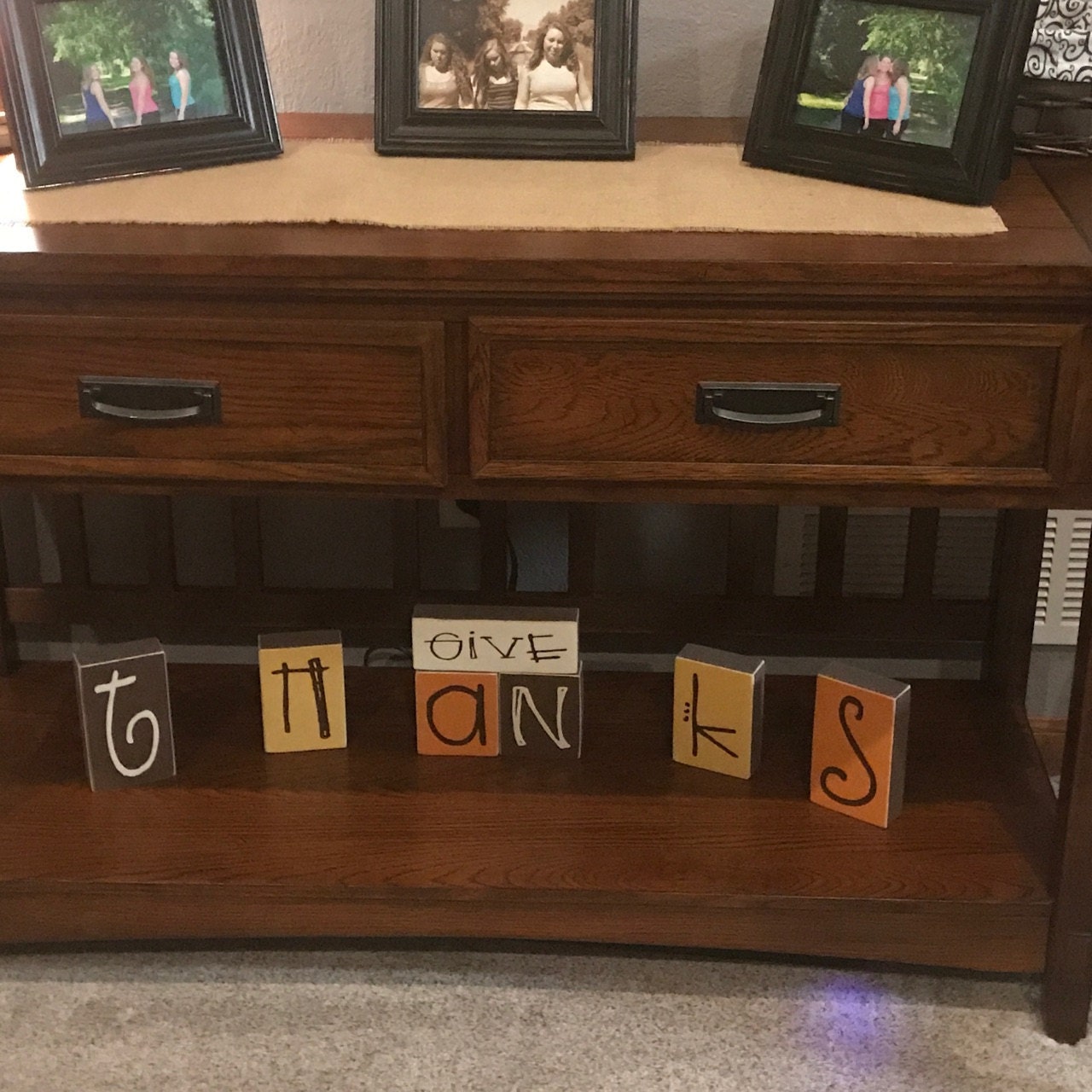 Jingle bell blocks Christmas blocks Reversible blocks | Etsy