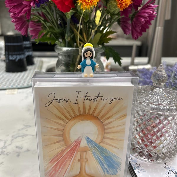 Divine Mercy Notecards, Catholic Blank Stationery - Etsy