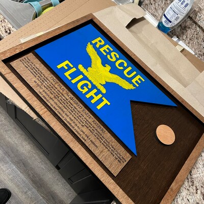 Multi-layered Military Emblem Plaque, USAF - Etsy