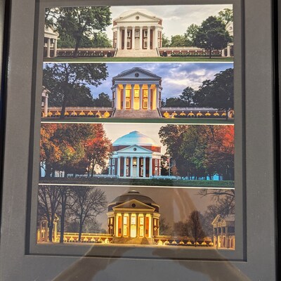 Framed UVA Rotunda Spring Sunshine Photo by Hoowithaview UVA Graduation ...