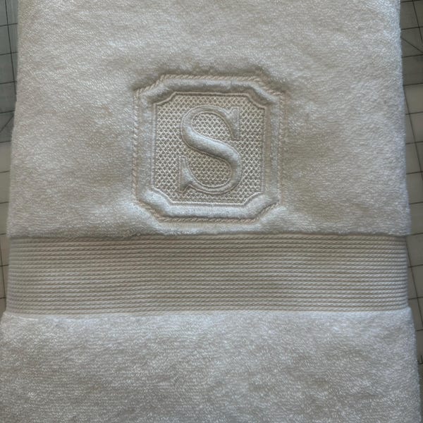 Embossed Square & Clover Royal Monogram Embroidery Design Bundle for ...