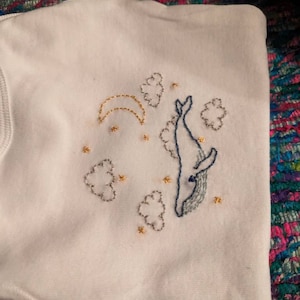 Embroidery PDF Pattern, Paper Crane Embroidery, Cherry Blossom ...