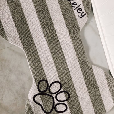 Personalized Dog Bone Mat - Etsy
