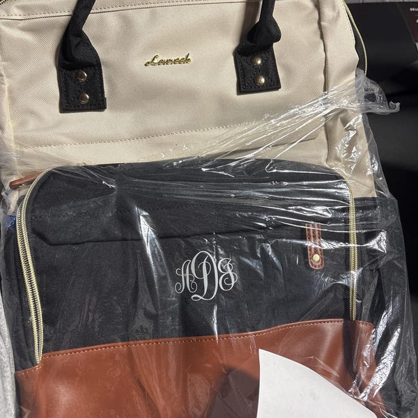 Faux Leather Personalized Pickleball Bag, Classy Pickleball Paddle ...