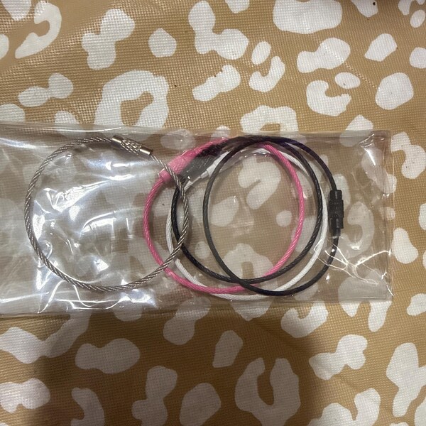 Stainless Steel Wire Rings | Luggage Tag Rings | Wire Rope Keyrings ...