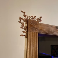 Floral Window and Door Corner Accent / Trim Corner Decoration set of 2 ...