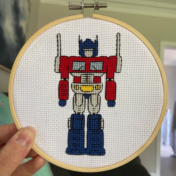 Transformers Inspired Grimlock Cross Stitch PDF Pattern | INSTANT ...
