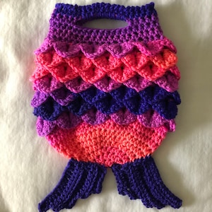 Mermaid Tail Handbag Crochet Pattern Only - Etsy