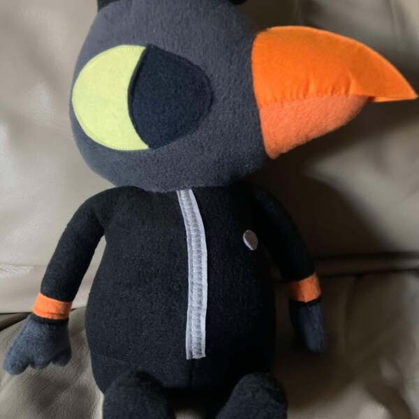 Rivulet Plushie, Blue Slugcat Plush, Handmade Stuffed Animal, 11.8 In ...