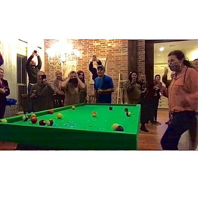 Gender Reveal 9 Ball Pool / Billiard Ball 9ball Design With Pink And/or ...