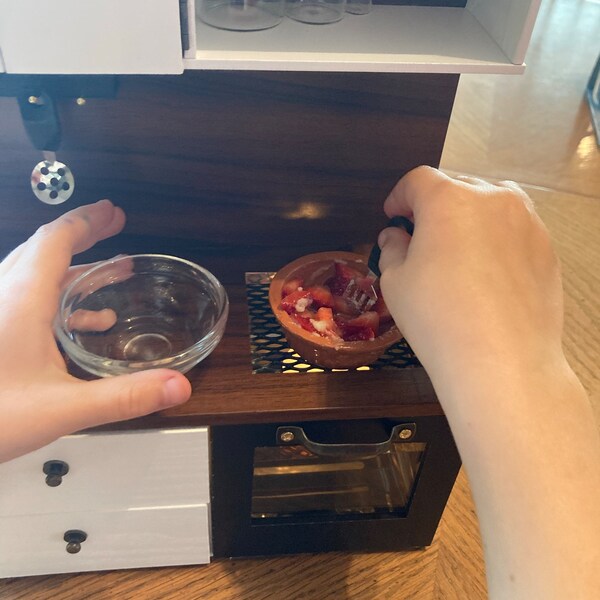 Real Mini Kitchen Set for Tiny Cooking / Perfect Gift for Your Children ...