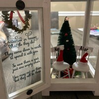 Christmas in Heaven Empty Chair Memorial Lantern Best of - Etsy Canada