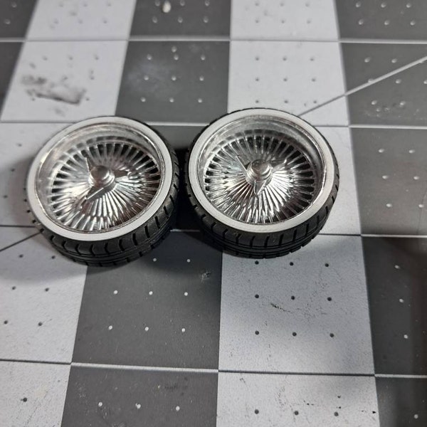 Resin 1/24 Scale: 26-inch “budd 5-hole” Dually Wheels W/ Low Profile ...