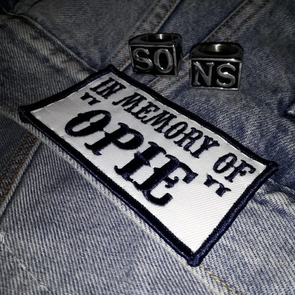 Sons of Anarchy Jax Teller Leather Vest Embroidered Patches Set Iron on ...