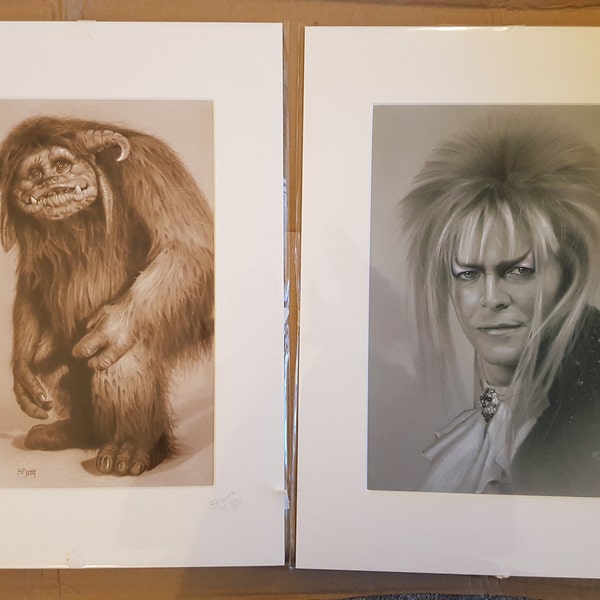 Limited Print of My Drawing of Jareth From Labyrinth - Etsy