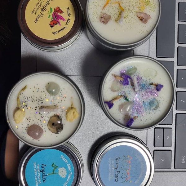 Scent Sample Mini Candle: Soy Wax Travel Candle (2 Oz) - Etsy